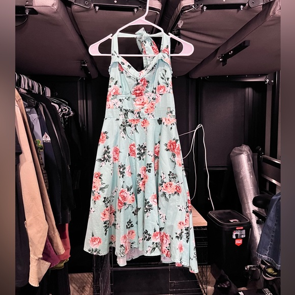 Hot Topic | Dresses | Hot Topichell Bunny Look Alike Floral Dress Sz ...